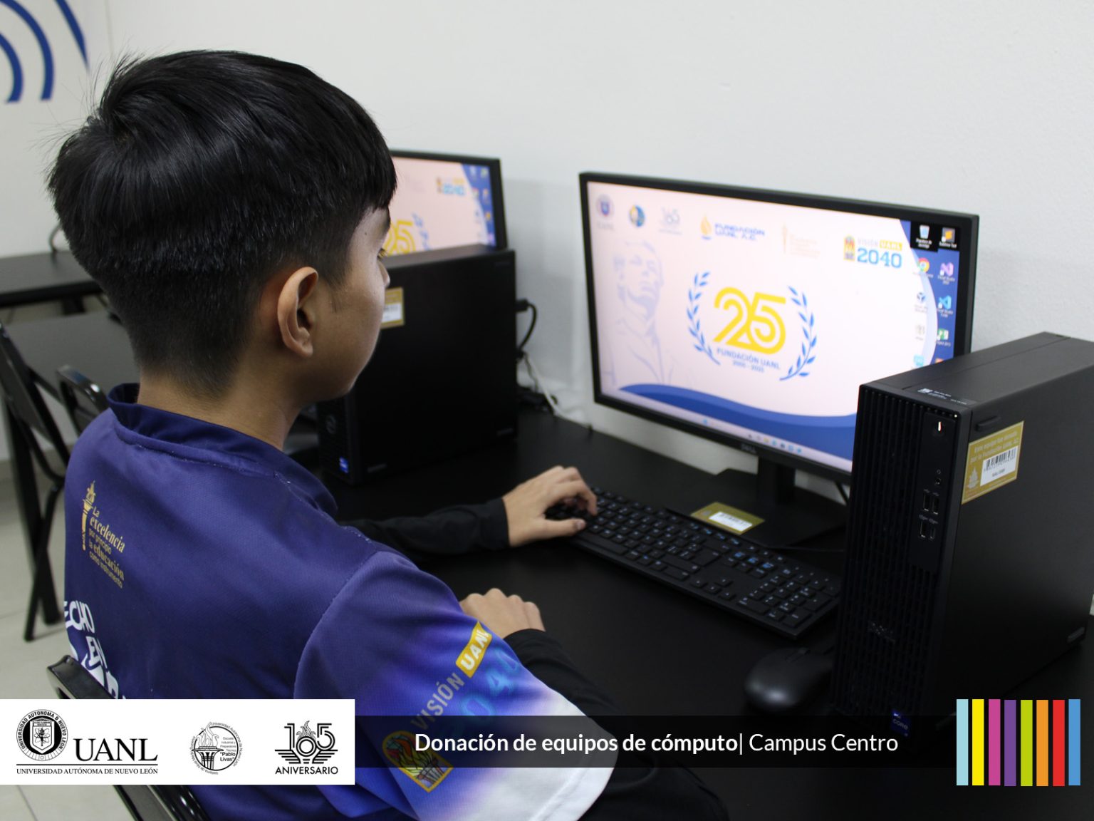 Donación de equipos de cómputo por Fundación UANL - Preparatoria Pablo ...